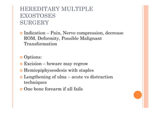 Madelung and multiple exostoses | PDF