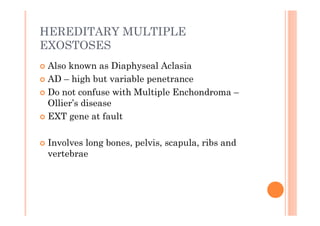 Madelung and multiple exostoses | PDF