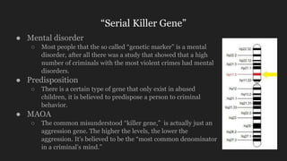 Are Criminals Biologically Determined?? | PPTX