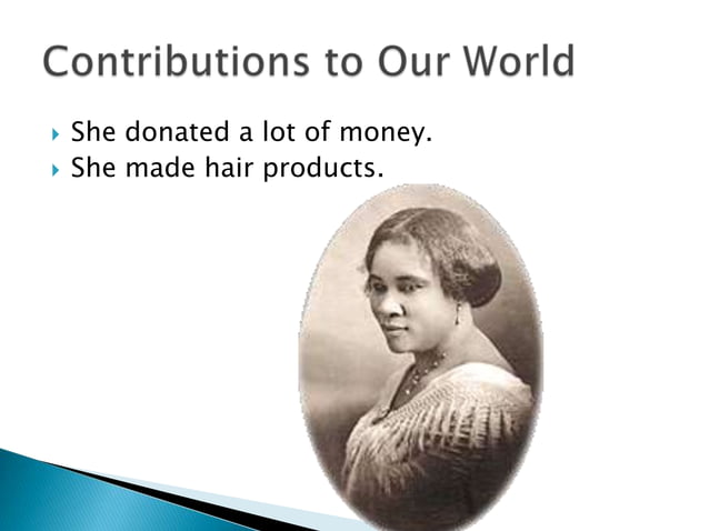 Madam C.J Walker | PPTX