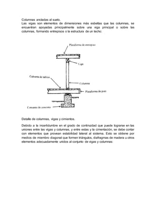 usos de la madera en la construcción | DOCX
