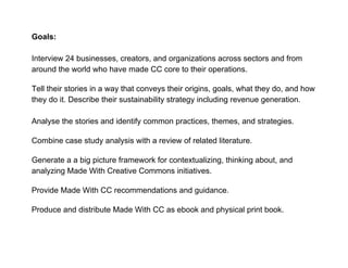 Made With Creative Commons - Open Business Models | PDF