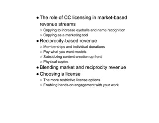 Made With Creative Commons - Open Business Models | PDF