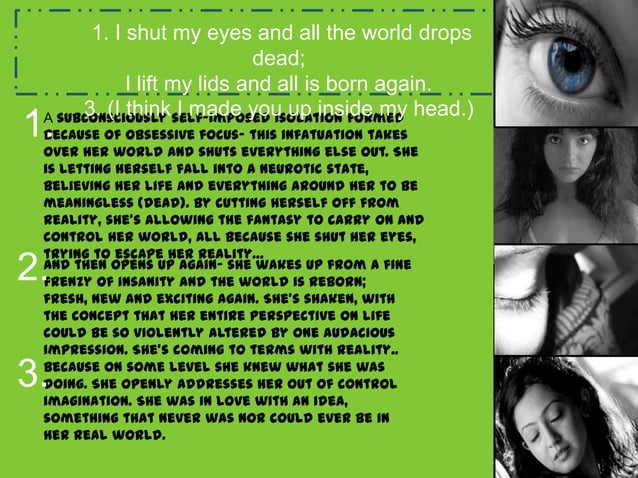 Poetry Presentation. Plath. Mad Girls Love Song | PPTX