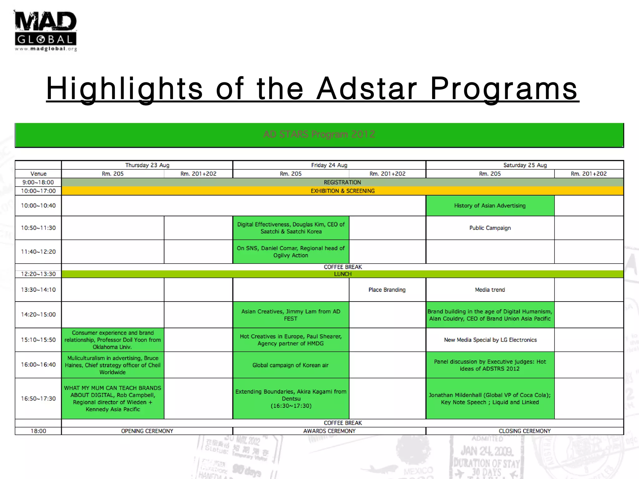 Mad Global trip to Adstars Festival in Korea | PPT