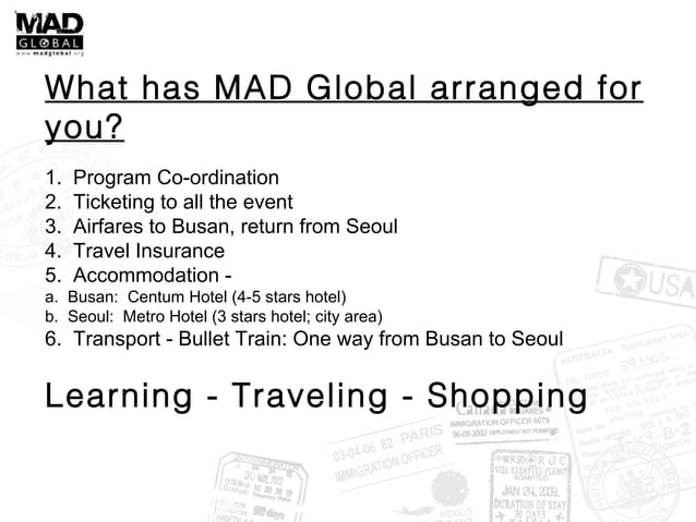 Mad Global trip to Adstars Festival in Korea | PPT