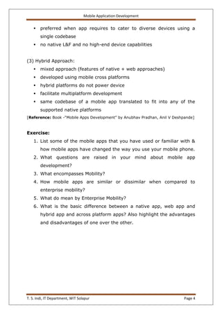 MobileAppDev Handout#1 | PDF