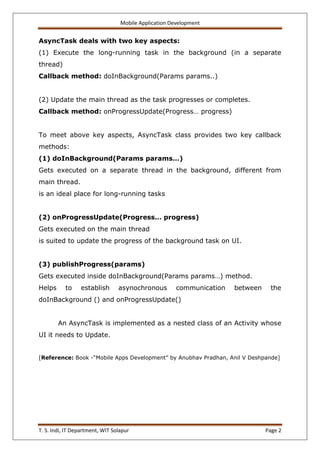 MobileAppDev Handout#4 | PDF | Web Development | Internet