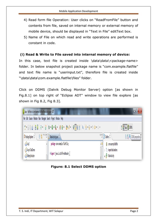 MobileAppDev Handout#8 | PDF