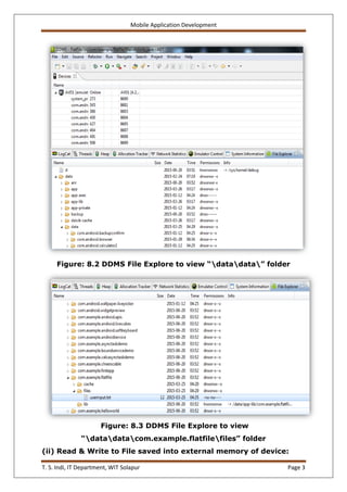 MobileAppDev Handout#8 | PDF