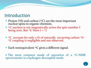 Carbon13&2D NMR(30 Min Explanation) | PPTX
