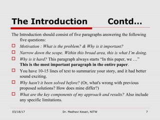 Madhavi synopsis writing | PPT