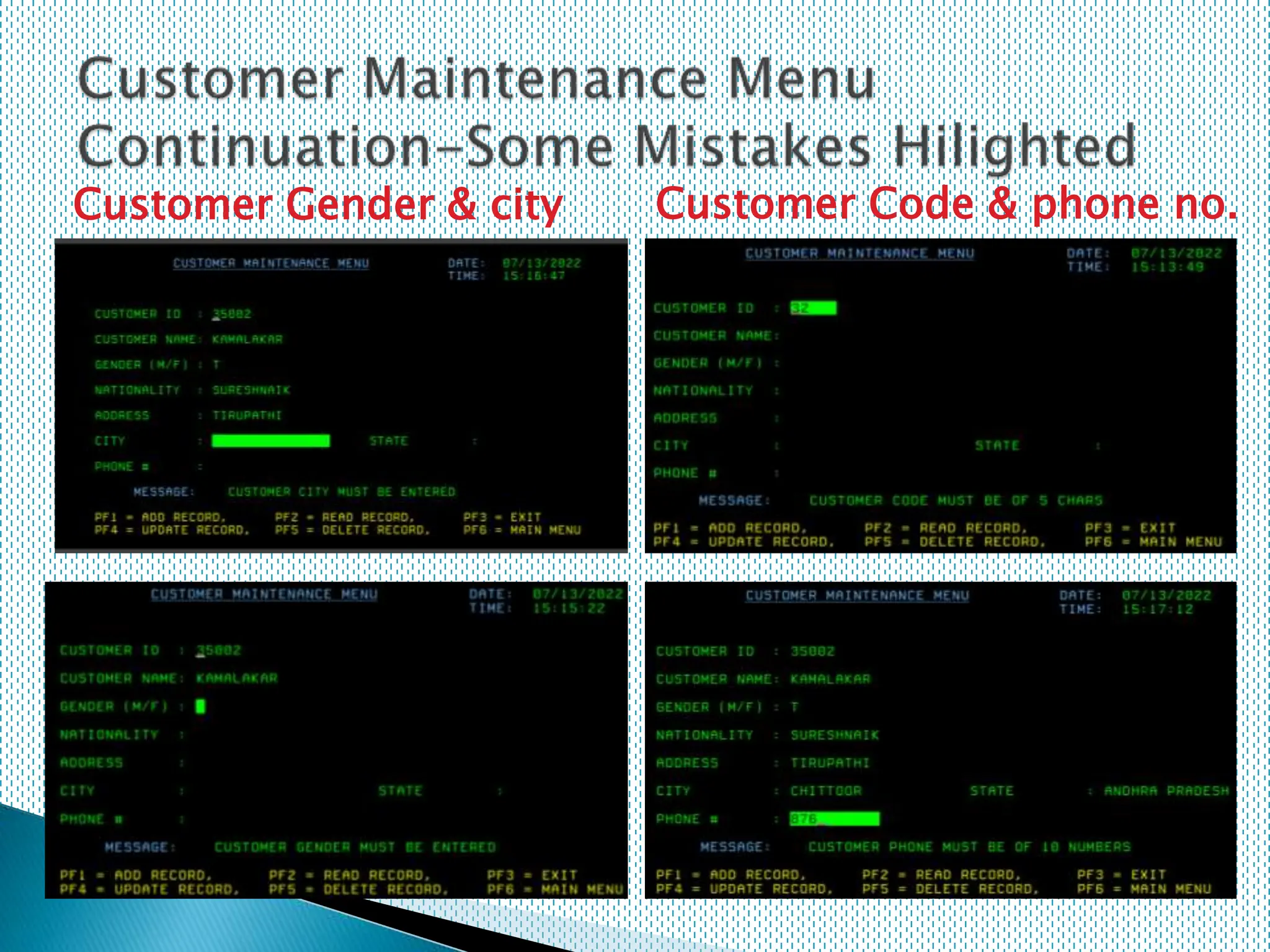 sample mainframe project by smadhav.pptx | Free Download