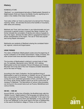 Madhesh/Tarai Profile | PDF