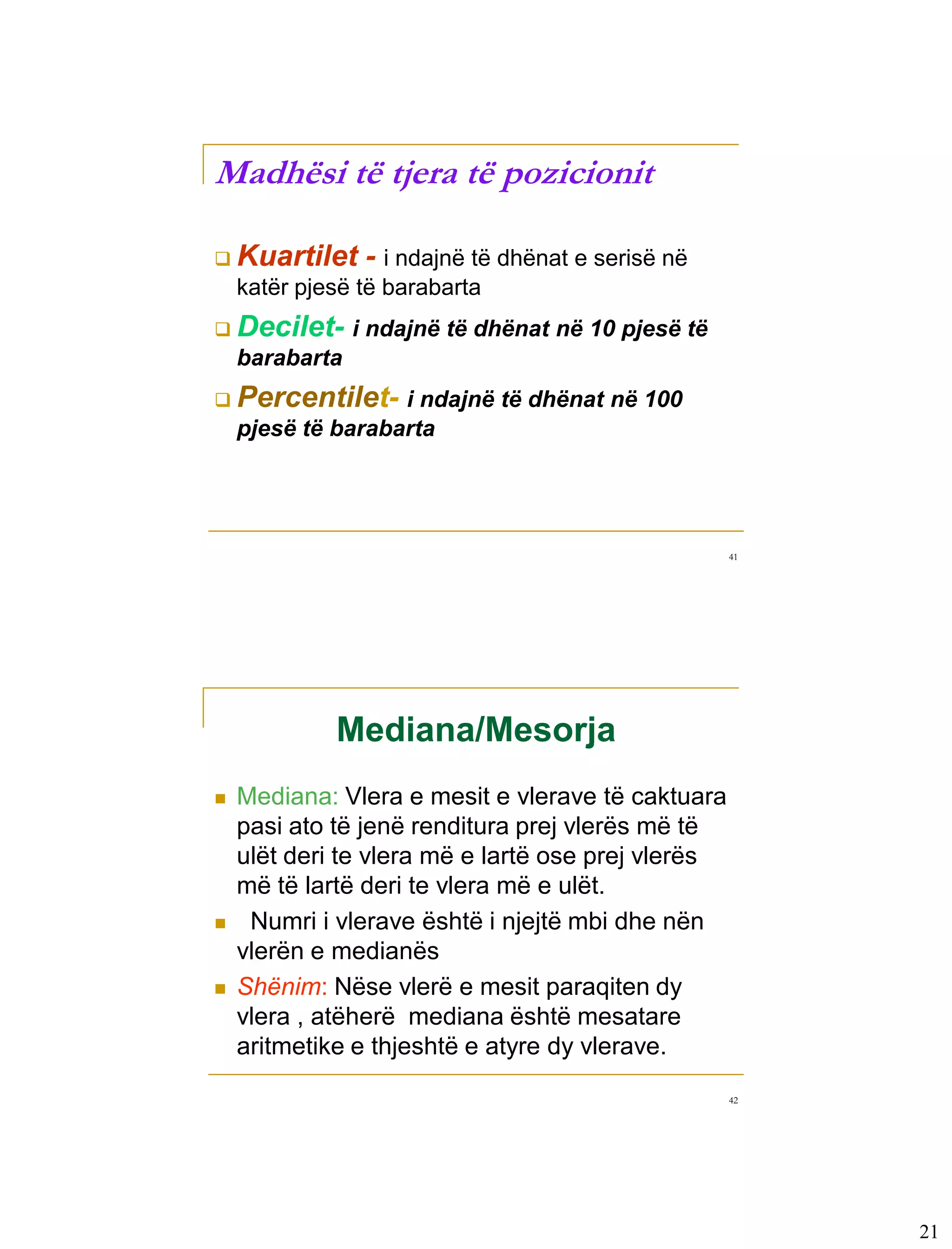 Madhesite mesatare | PDF