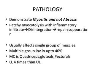 A Case of Tropical Pyomyositis | PPT