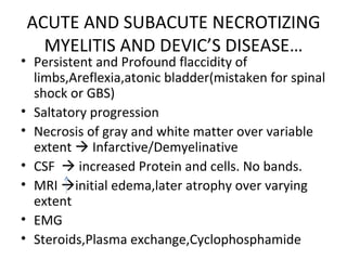Non-Compressive Myelopathy | PPT