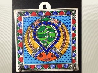 Madhubani Art Project for basics of Indian painting | PPT