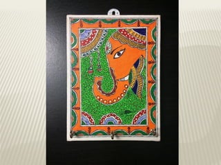Madhubani Art Project for basics of Indian painting | PPT