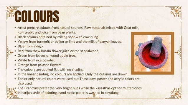 MADHUBANI/MITHILA Painting presentation .pdf