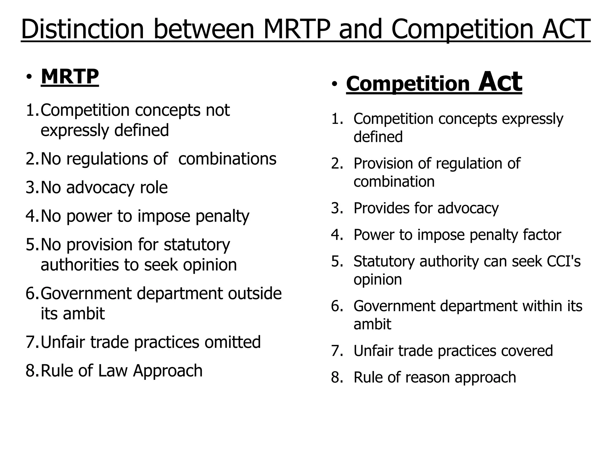 COMPETITION ACT, 2002 | PDF