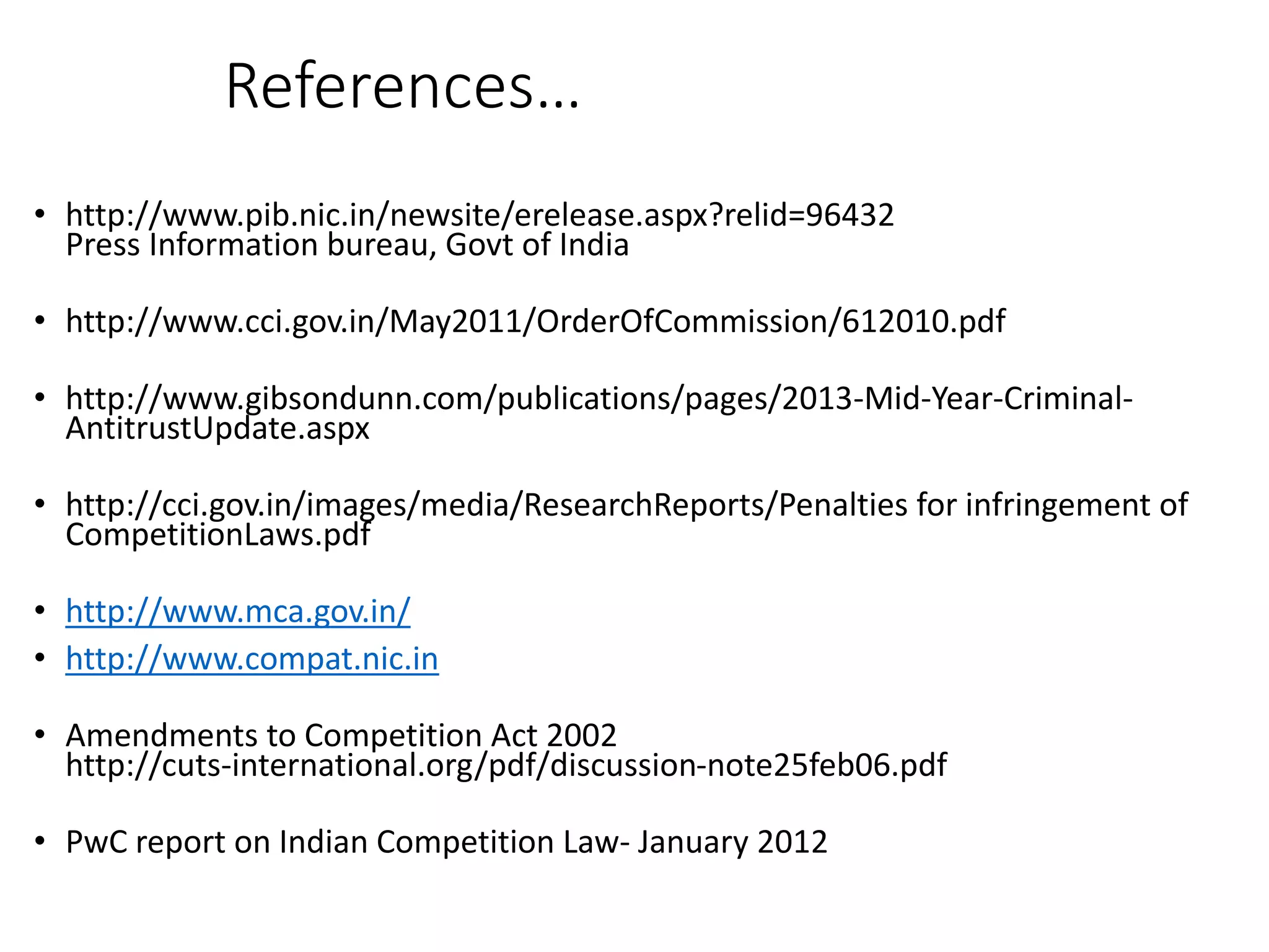 COMPETITION ACT, 2002 | PDF