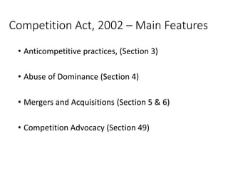 COMPETITION ACT, 2002 | PDF
