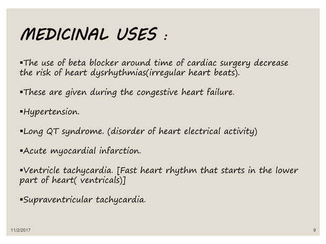 atenolol | PPTX | Heart and Cardiovascular Diseases | Diseases and Conditions