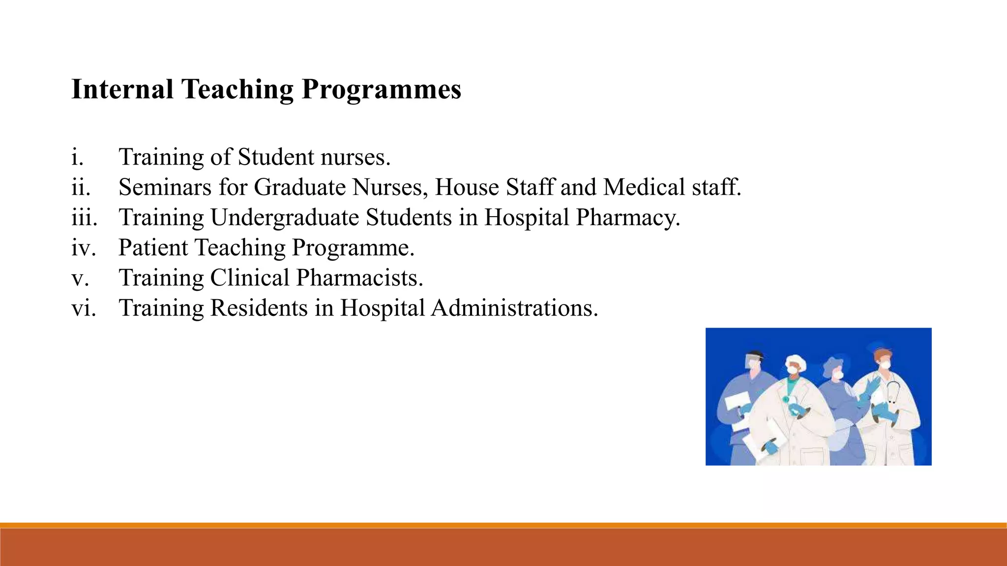 Education and Training program in the Hospital ppt by madhukar thagnar ...