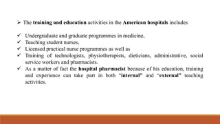 Education and Training program in the Hospital ppt by madhukar thagnar ...