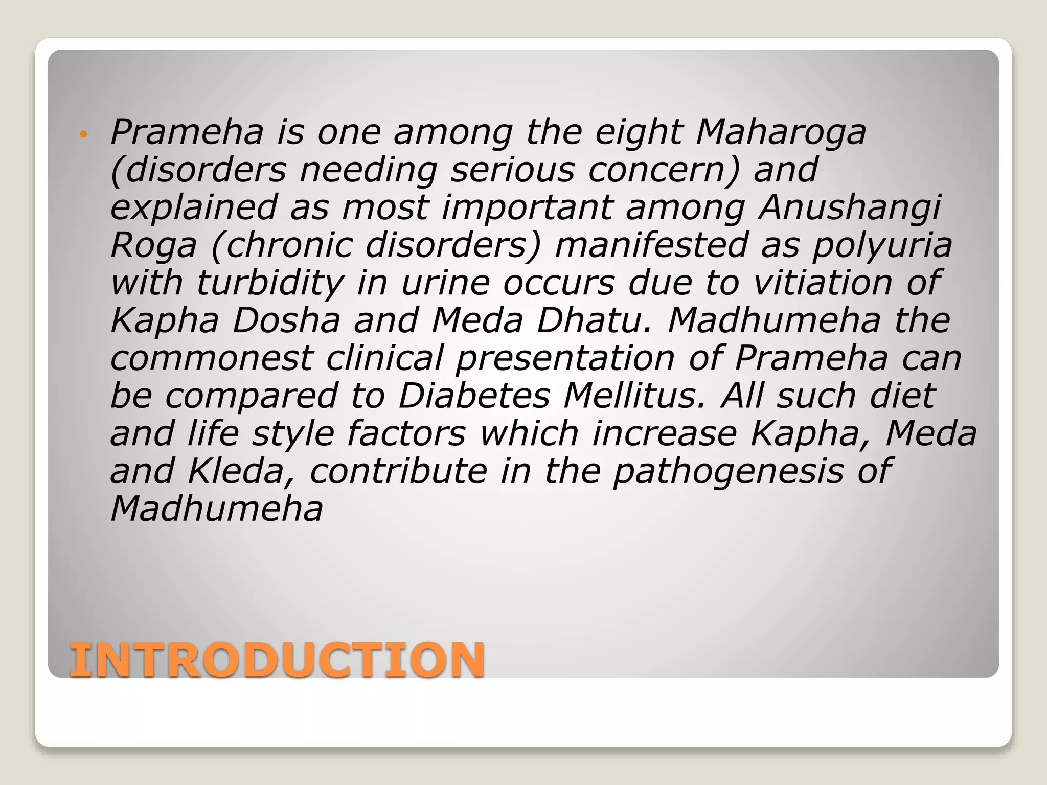 Madhumeha | PPT