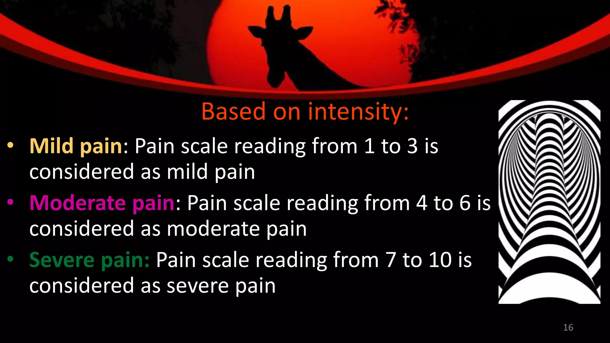 Types of pain and assessment of pain | PPTX