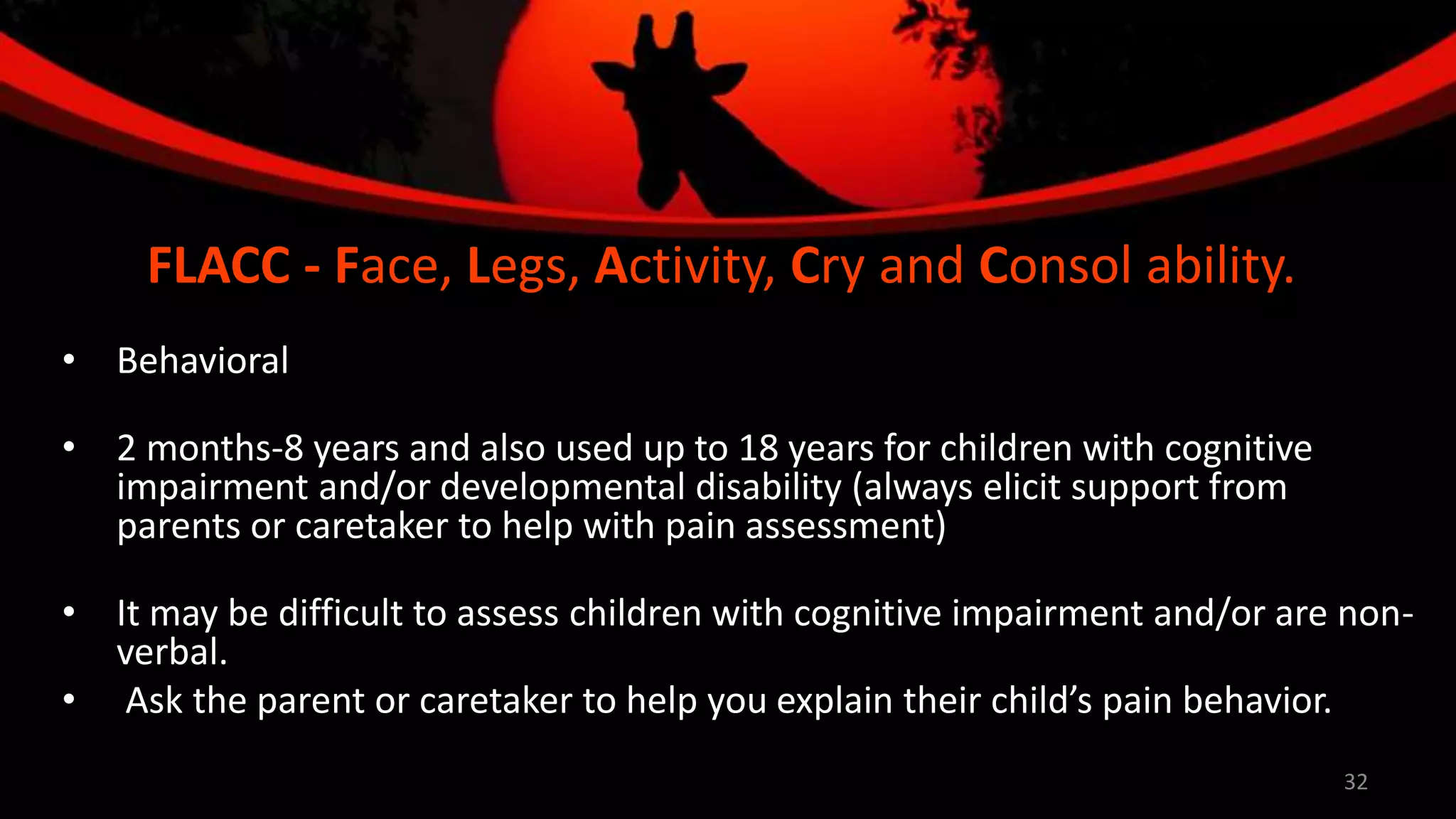 Types of pain and assessment of pain | PPTX