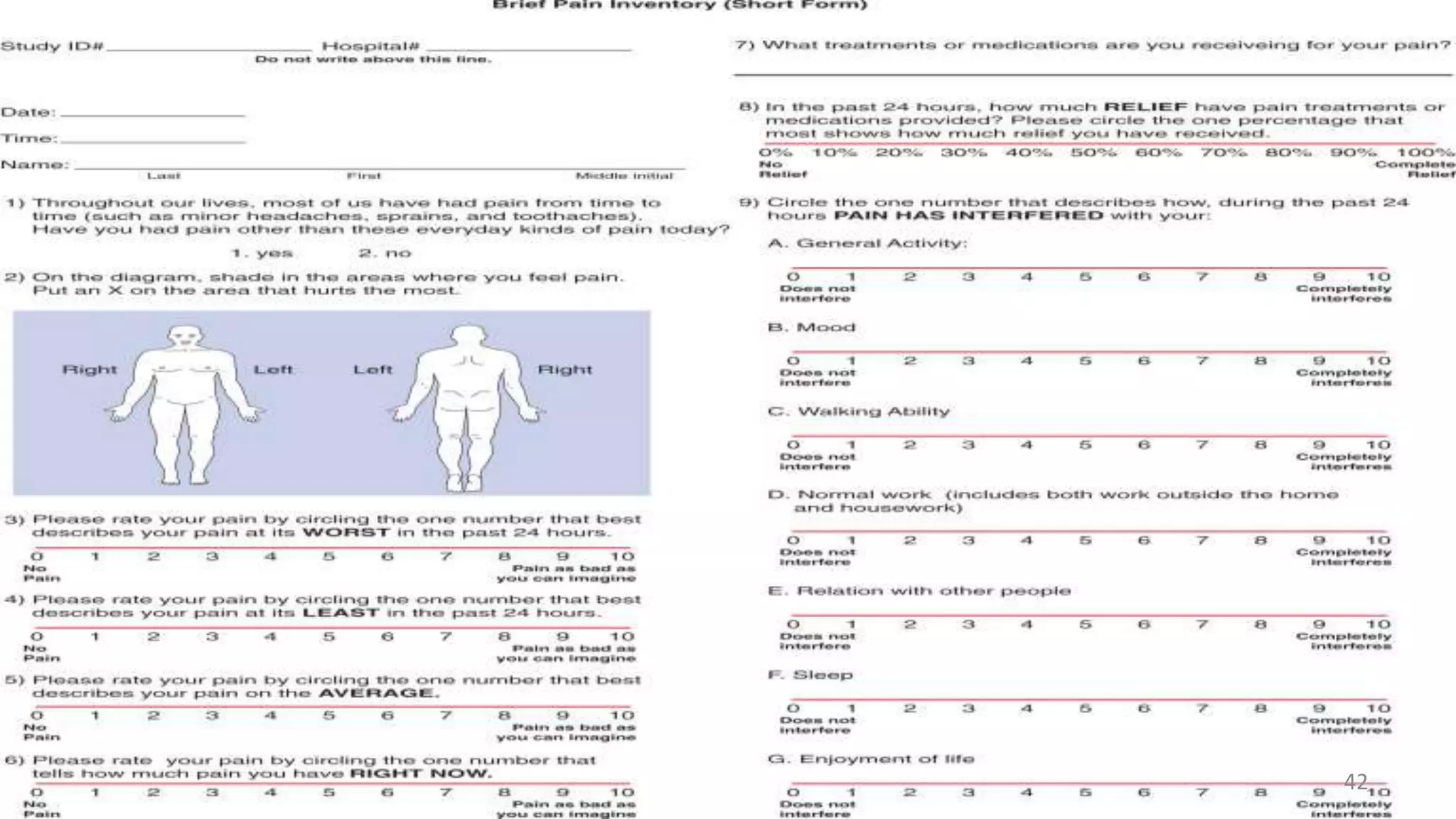 Types of pain and assessment of pain | PPTX