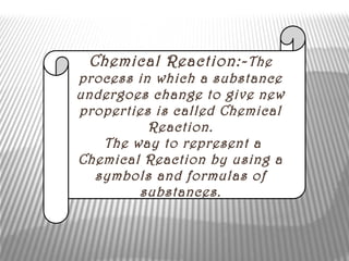 REACTION PPT | PPT