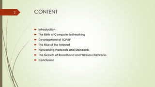 Computer Networks and brief introduction for BCA 3 | PDF