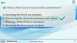 Madame Curie project and presentation on school | PPTX