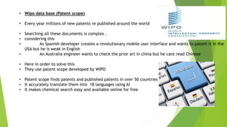 patent filing procedure - by Dr. S. Madhuri Paradesi | PPTX