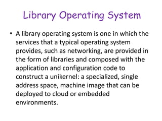OPERATING SYSTEM | PPTX | Operating Systems | Computer Software and ...