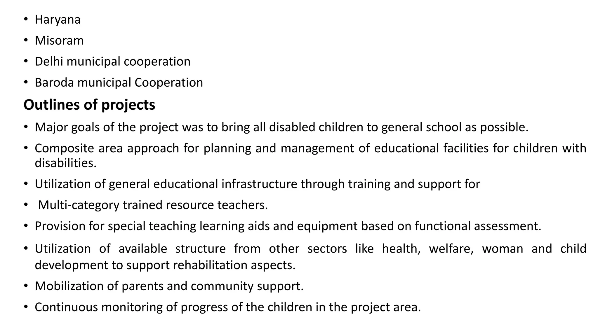 Inclusive education integrated education for disabled children | PPTX