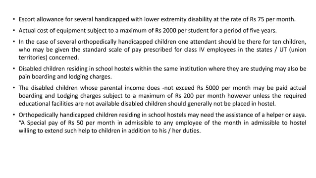Inclusive education integrated education for disabled children | PPTX