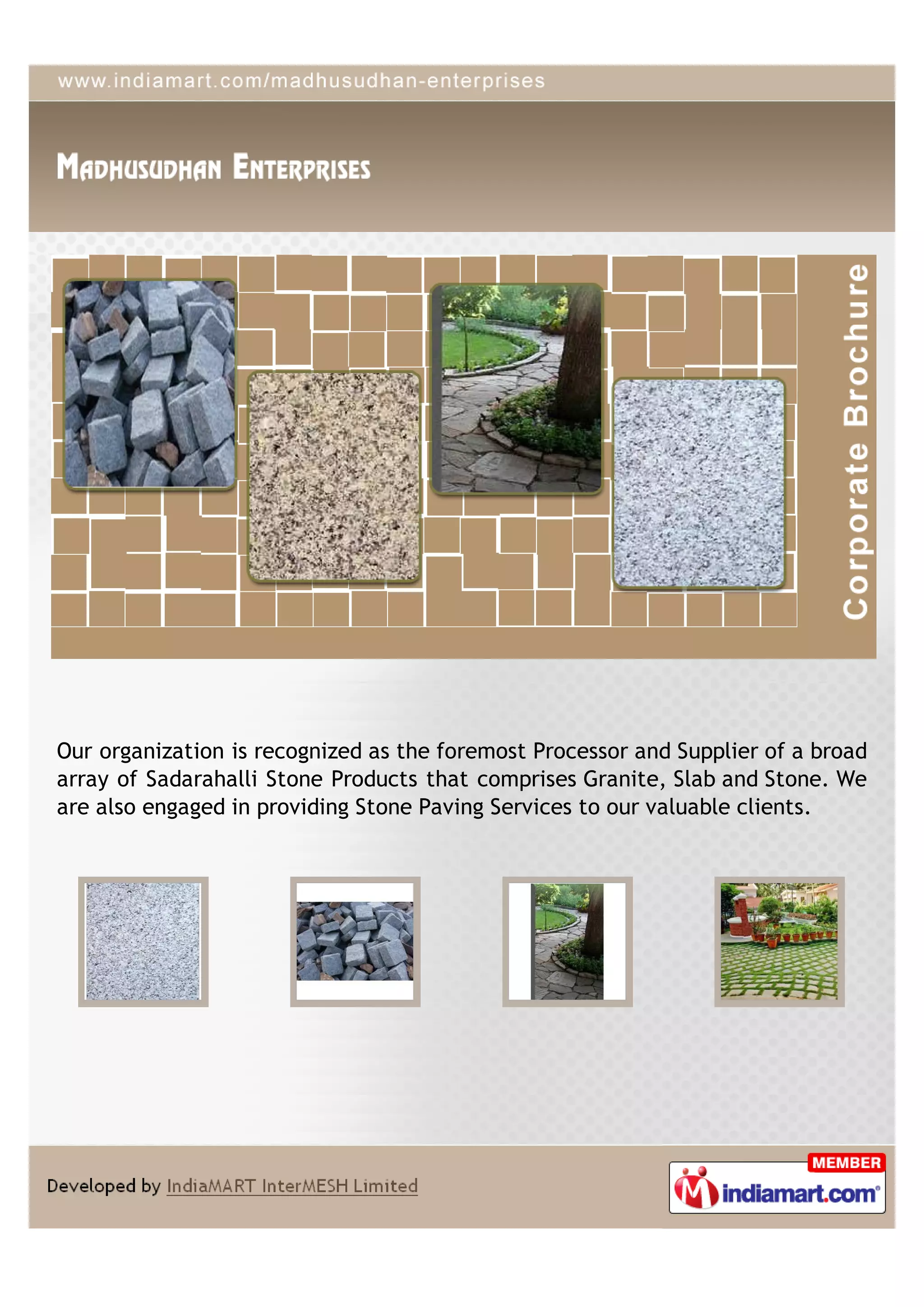 Madhusudhan Enterprises, Bengaluru, Sadarahalli Granite | PDF