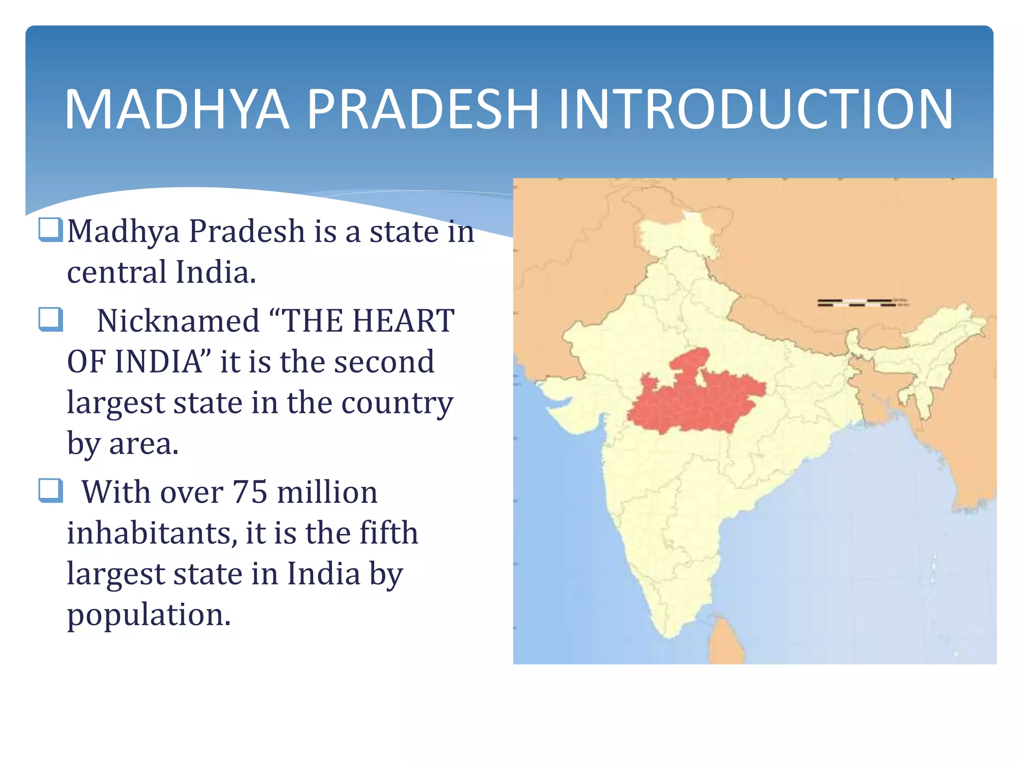 Madhya pradesh | PPTX