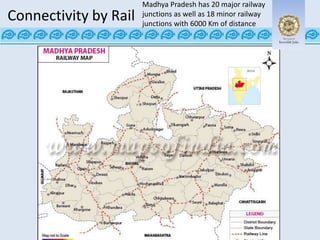 Madhya pradesh connectivity & diversity | PPTX