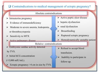 Madical treatment of ectopic pregnancy .Prof. Salah Roshdy | PPSX
