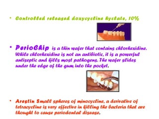 Antibiotics used in periodontal disease | PPT