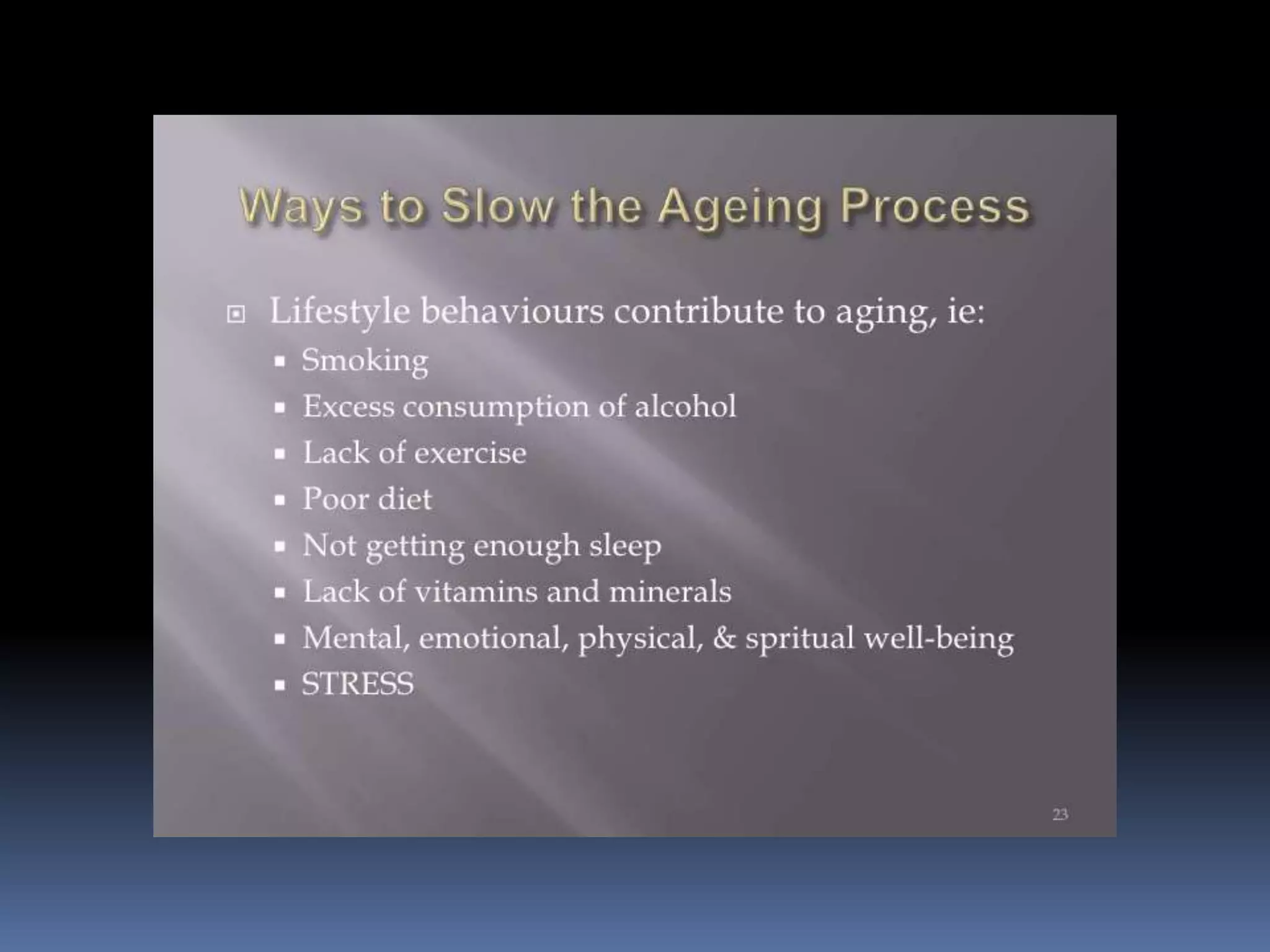 Aging Process | PPTX