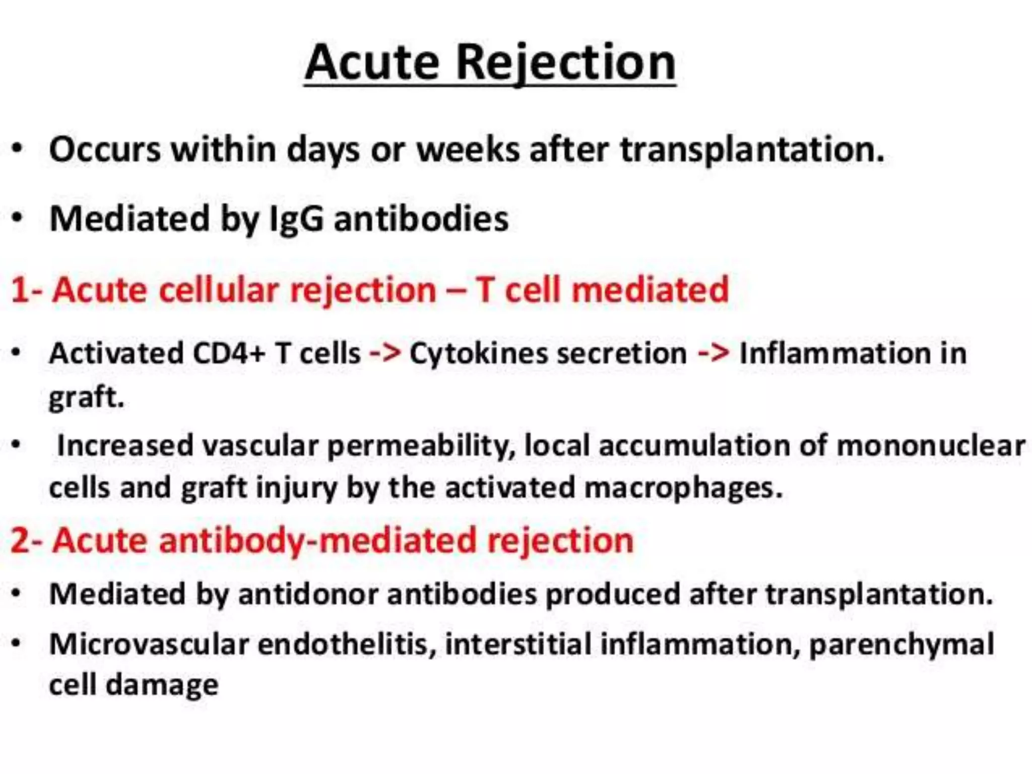 TRANSPLATATION REJECTION STAGES. | PPTX