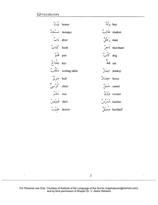 Madina book 1 english key | PDF