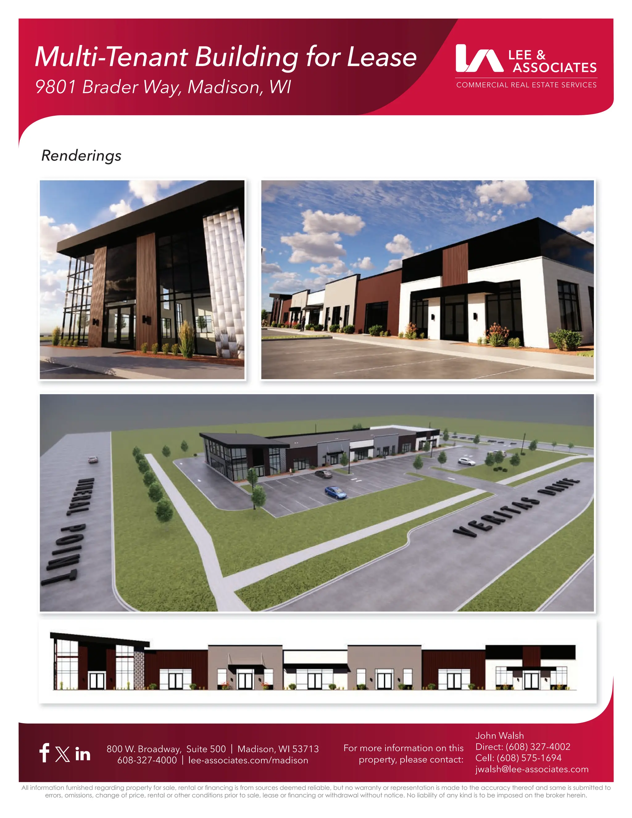 Multi-Tenant Building for Lease - 9801 Brader Way, Madison, WI | PDF